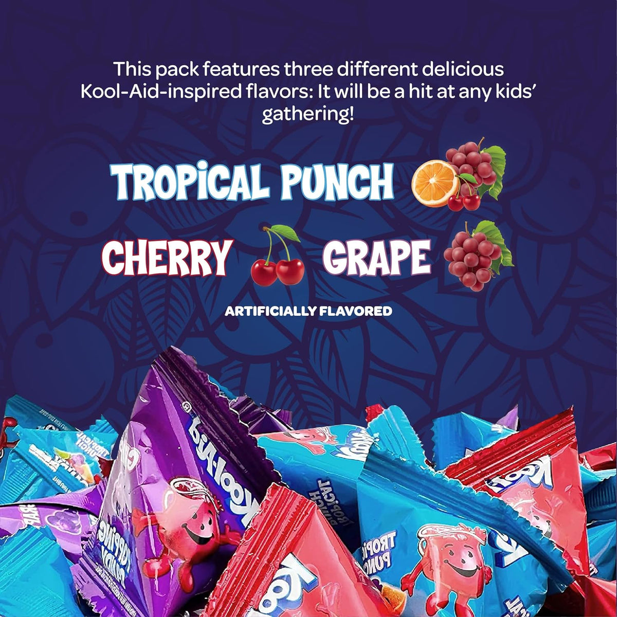 Kool-Aid Popping Candy - 40 Count Bag - Popping Rock Candy in Assorted ...