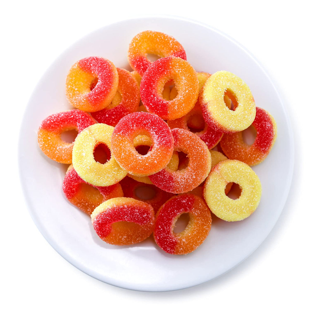 Peach Rings - 2 Pound Bulk Pack - Gummy Candy - Sour and Sweet Classic ...